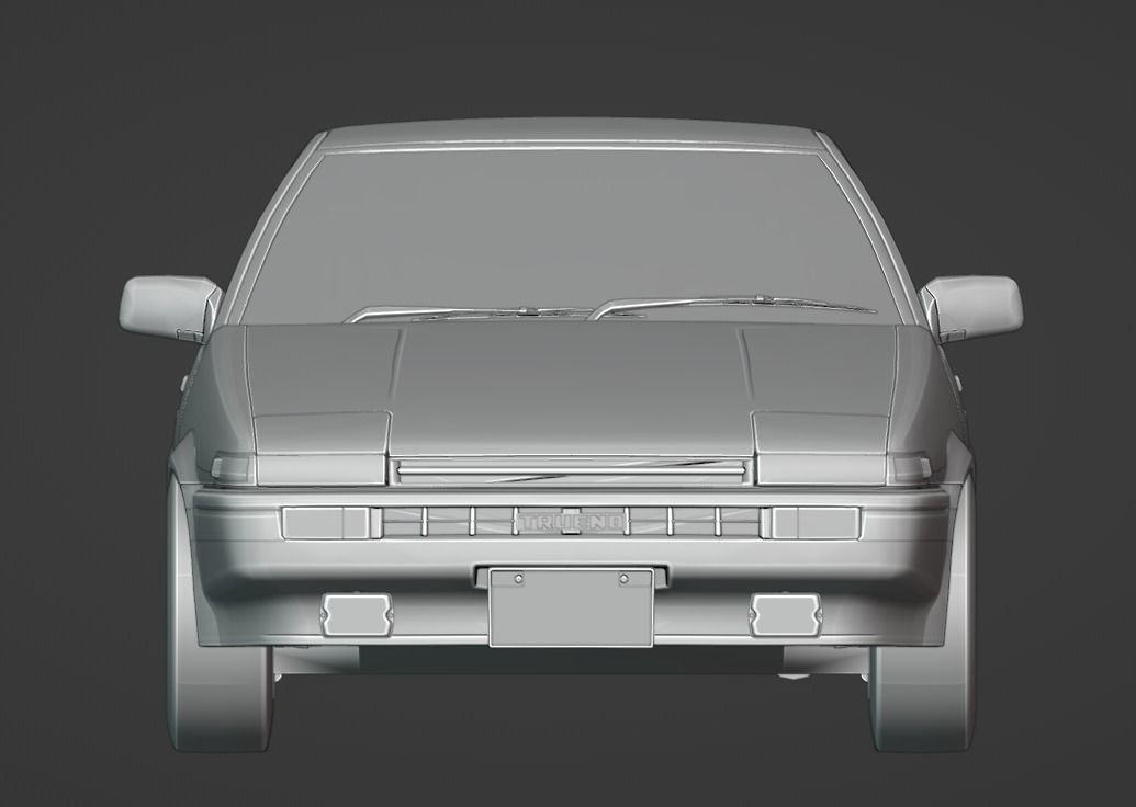 3D model toyota corolla sprint trueno ae86 VR / AR / low-poly | CGTrader