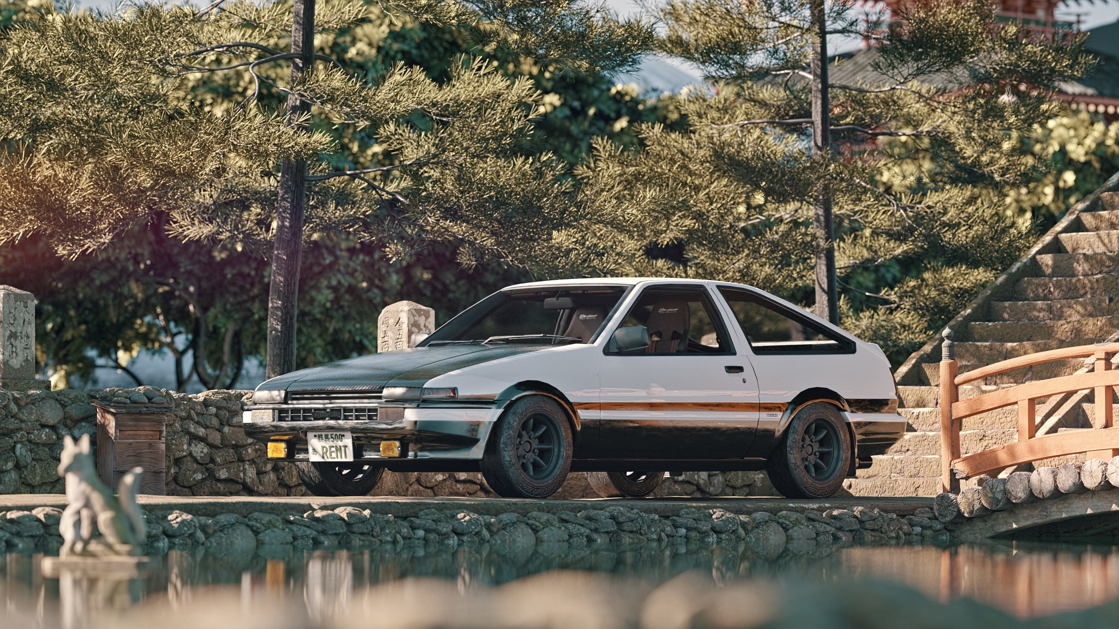3D model toyota corolla sprint trueno ae86 VR / AR / low-poly | CGTrader