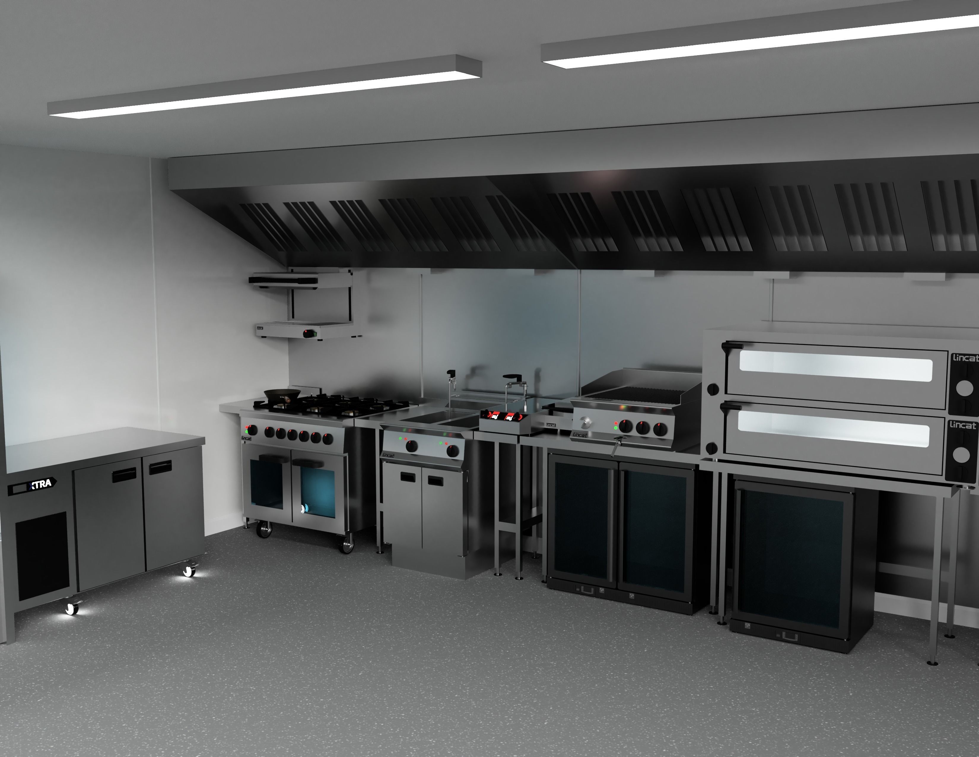 Commercial Kitchen Package 1 3D model | CGTrader