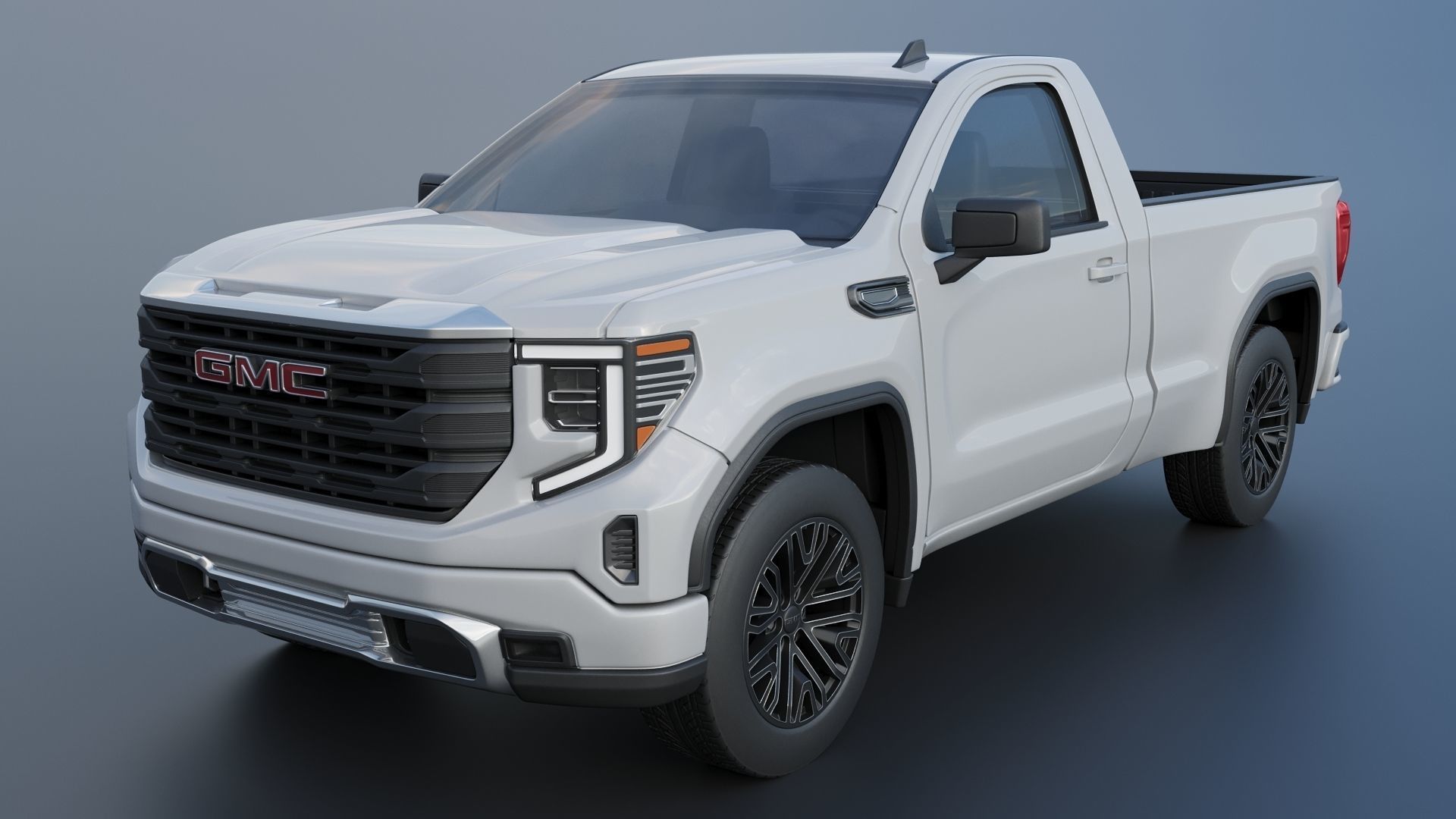 GMC Sierra 1500 Regular Cab 2024 3D model 3D printable | CGTrader