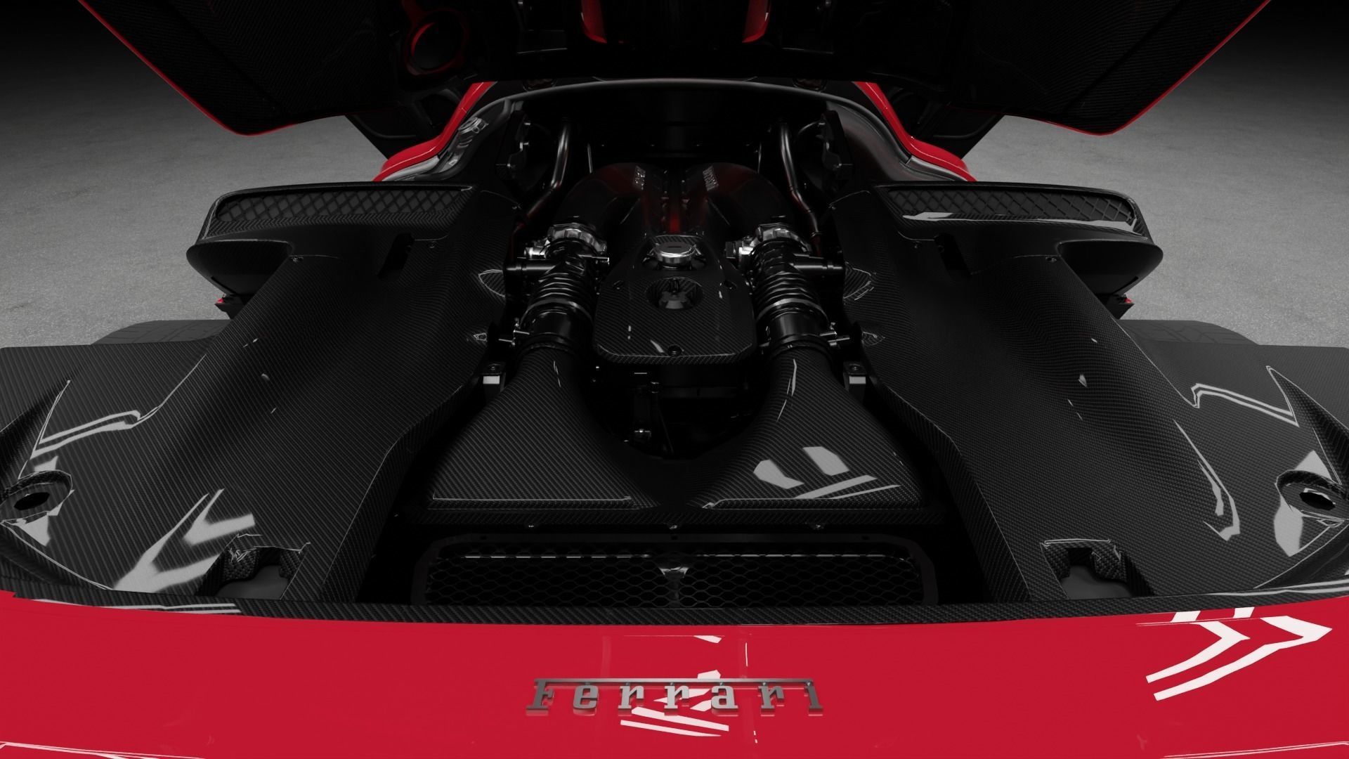 Ferrari Daytona SP3 3D model animated rigged | CGTrader