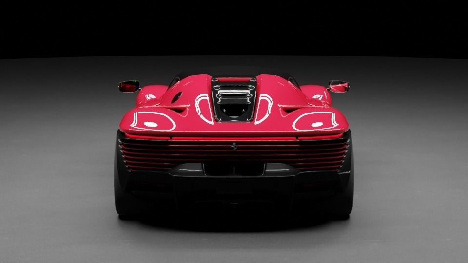 Ferrari Daytona SP3 3D model animated rigged | CGTrader