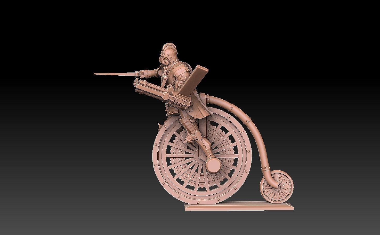 Steampunk Wheeled Hussars Cavalry ROYALTY FREE VERSION 3D model 3D ...