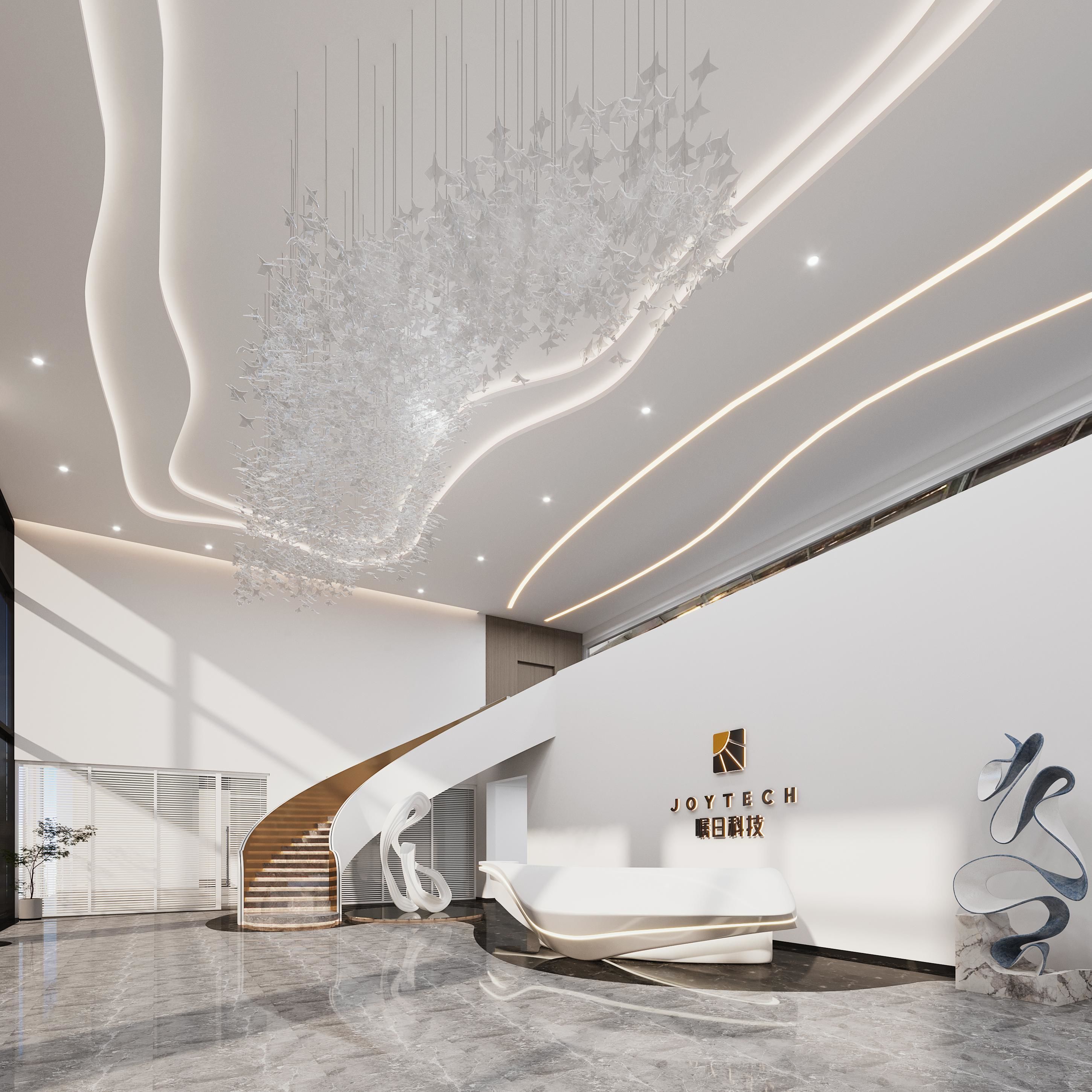 company Modern lobby 3D model | CGTrader