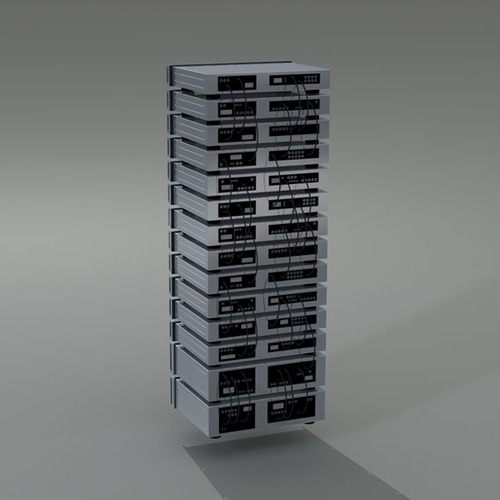 Server rack 3D Model OBJ 3DS C4D DXF - CGTrader.com