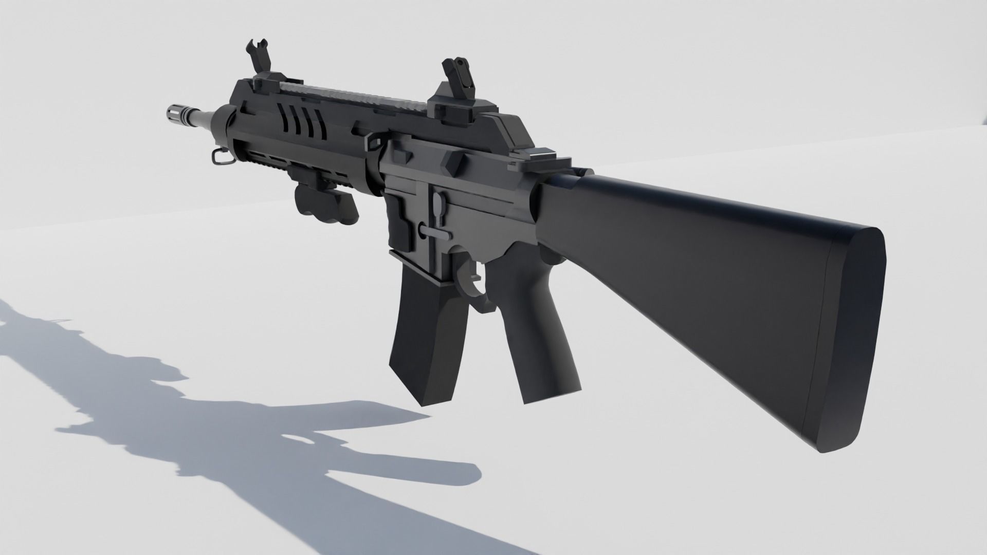 3D model 3d gun model VR / AR / low-poly | CGTrader