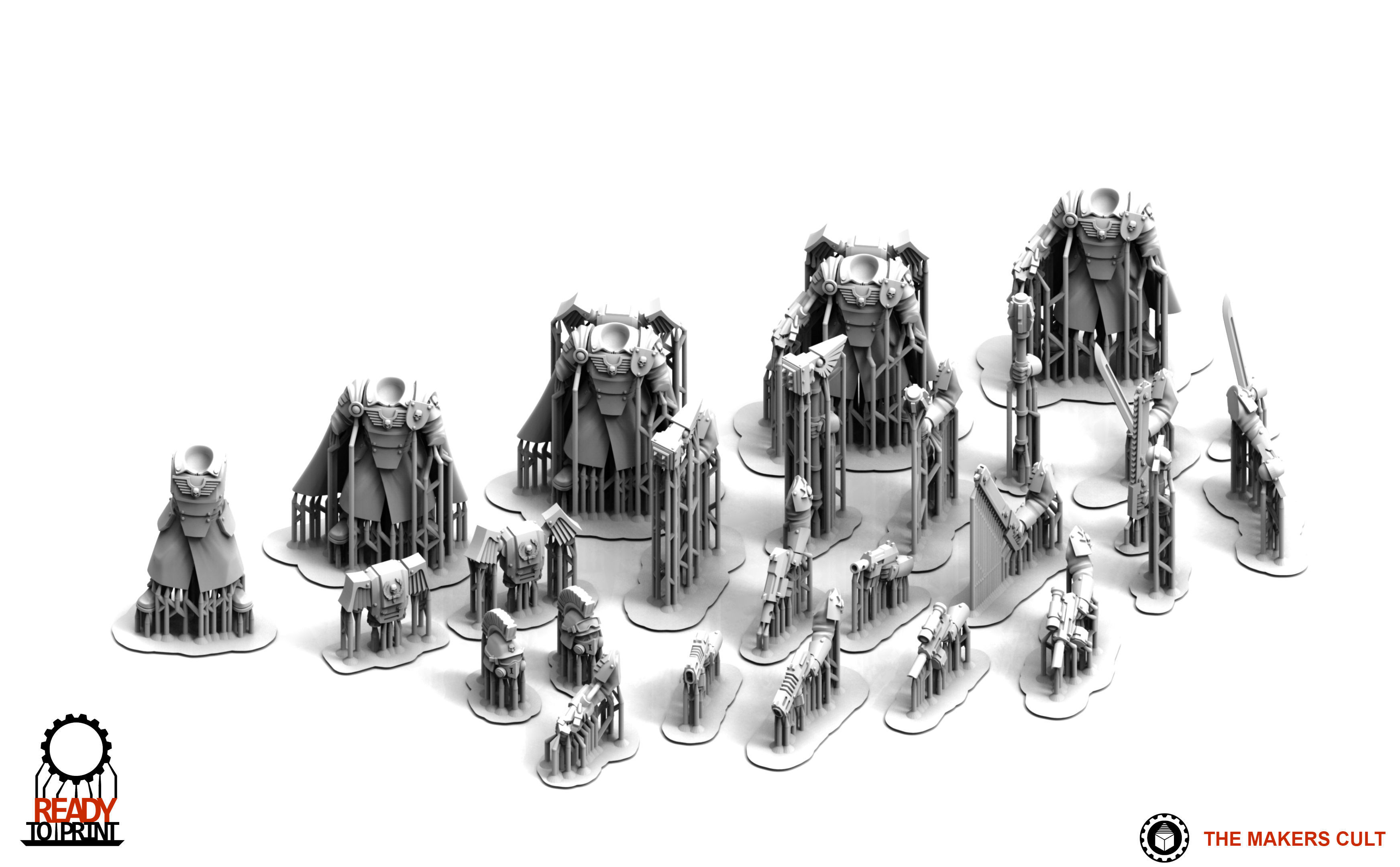 Universal Guard - Shock Commander 3D model 3D printable | CGTrader