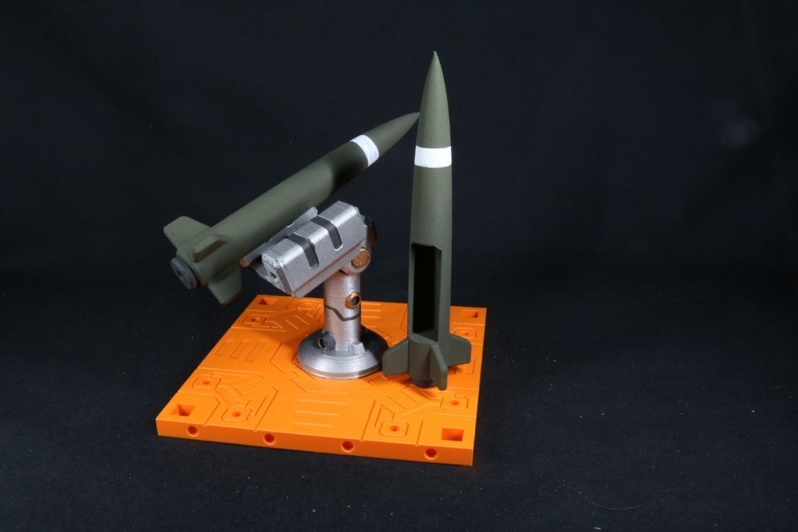 CyberBase System Anti-Air Missile Site 3D model 3D printable | CGTrader