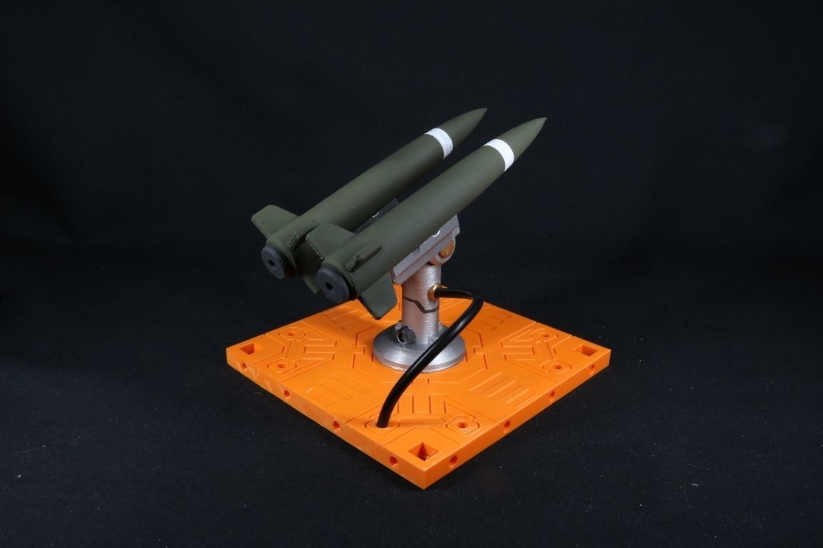 CyberBase System Anti-Air Missile Site 3D model 3D printable | CGTrader