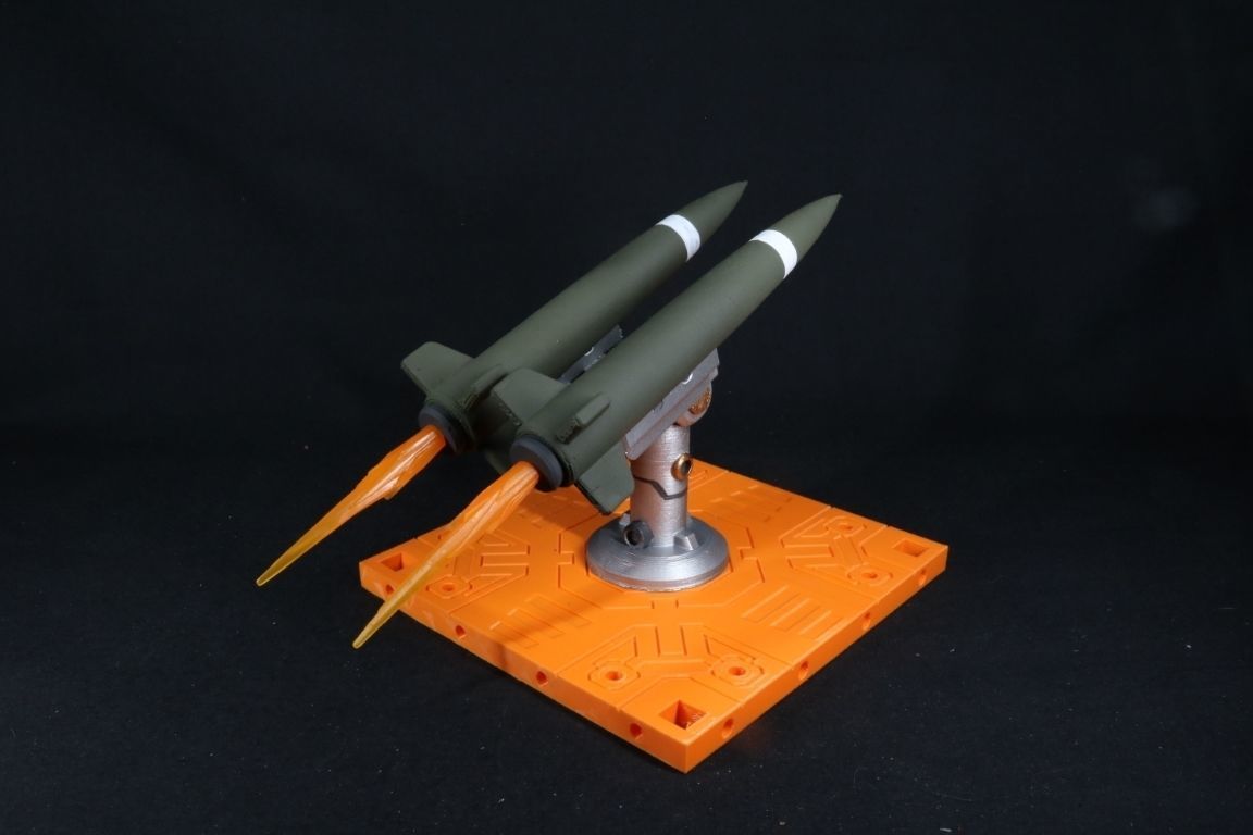 CyberBase System Anti-Air Missile Site 3D model 3D printable | CGTrader