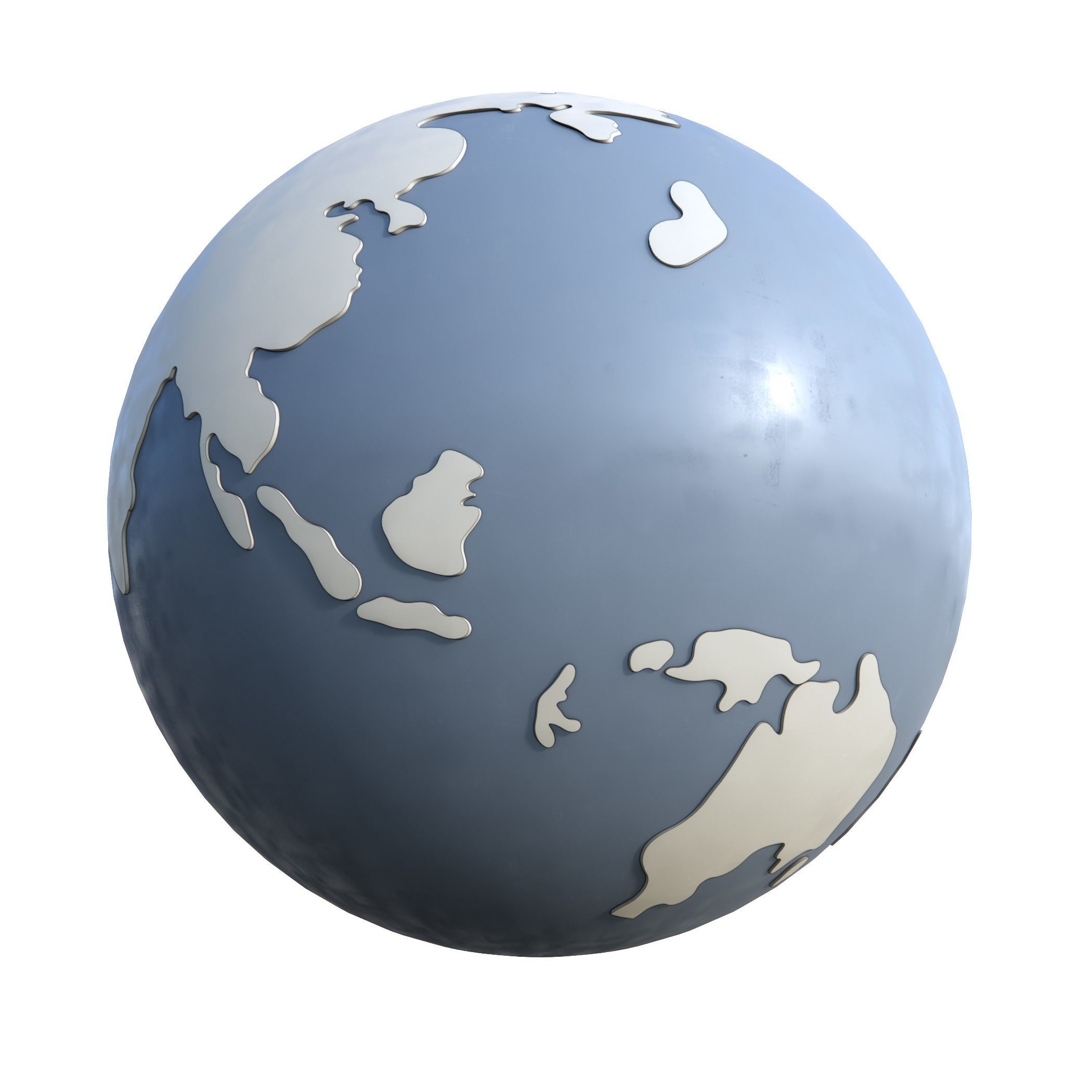 3D model Earth Globe Low-Poly VR / AR / low-poly | CGTrader
