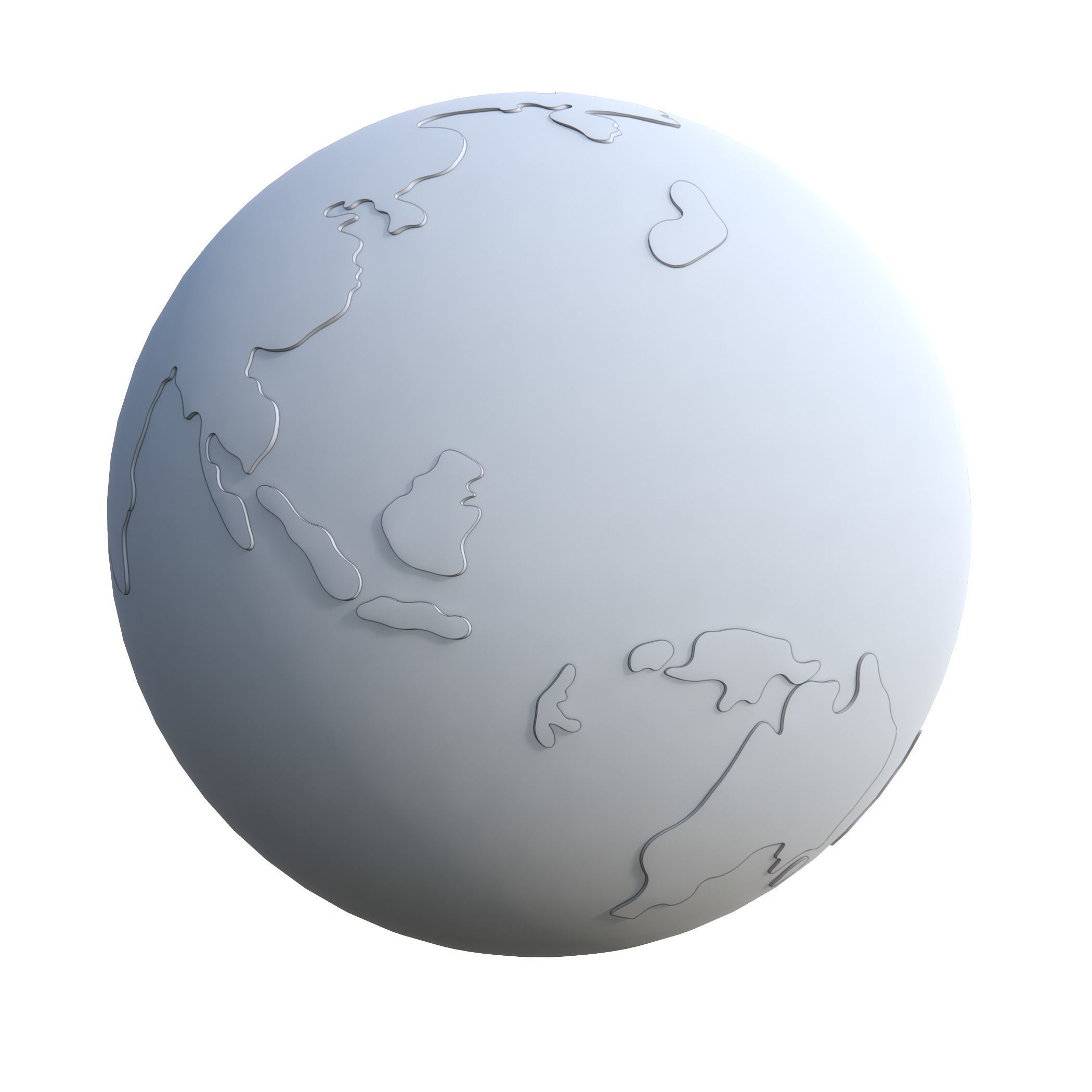 3D model Earth Globe Low-Poly VR / AR / low-poly | CGTrader