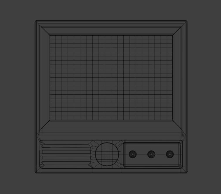 3D model Old CRT Monitor and Computer VR / AR / low-poly | CGTrader