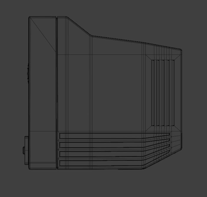 3D model Old CRT Monitor and Computer VR / AR / low-poly | CGTrader