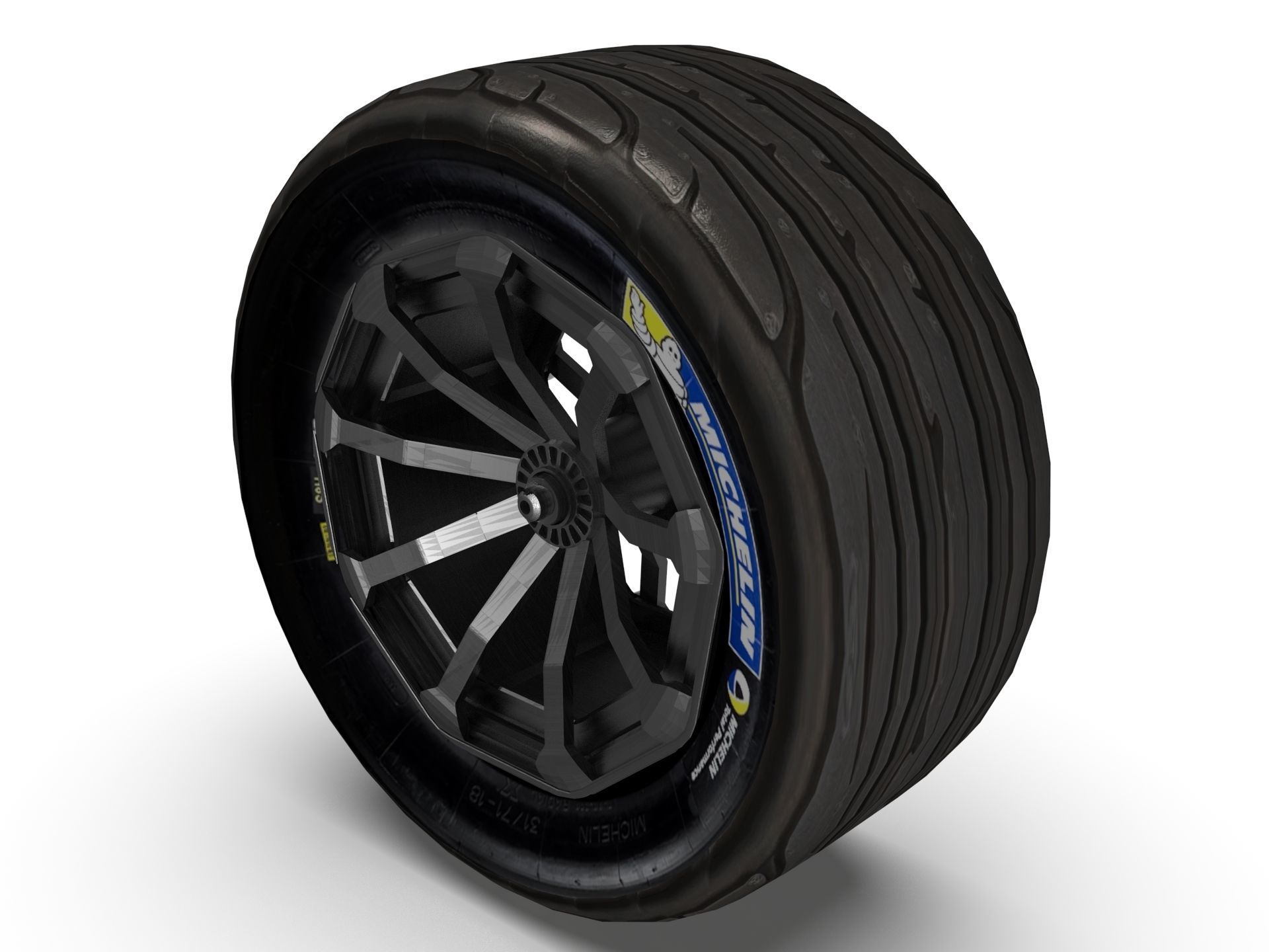 3D model Mazda rx vision gt3 wheel VR / AR / low-poly | CGTrader