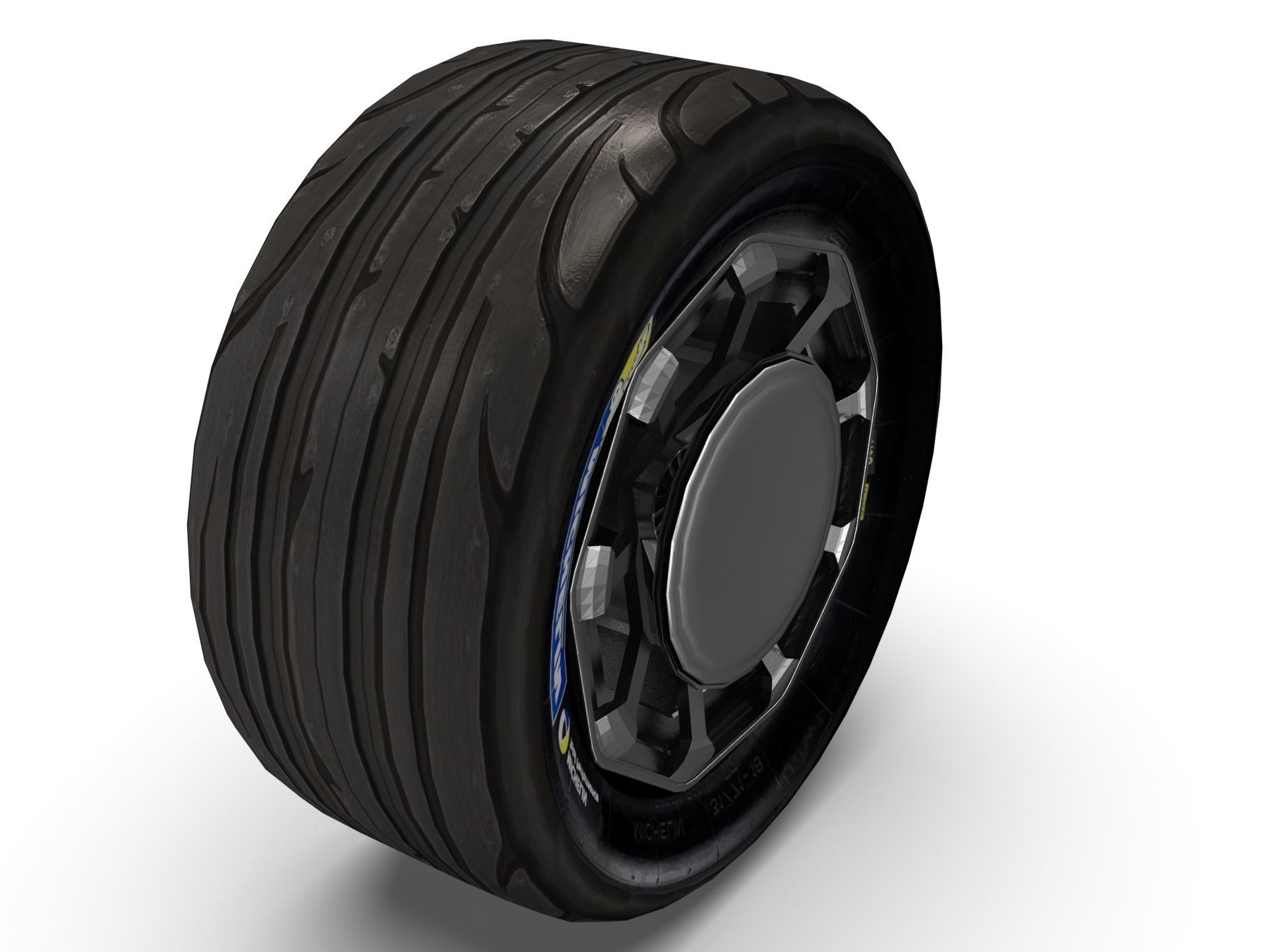 3D model Mazda rx vision gt3 wheel VR / AR / low-poly | CGTrader