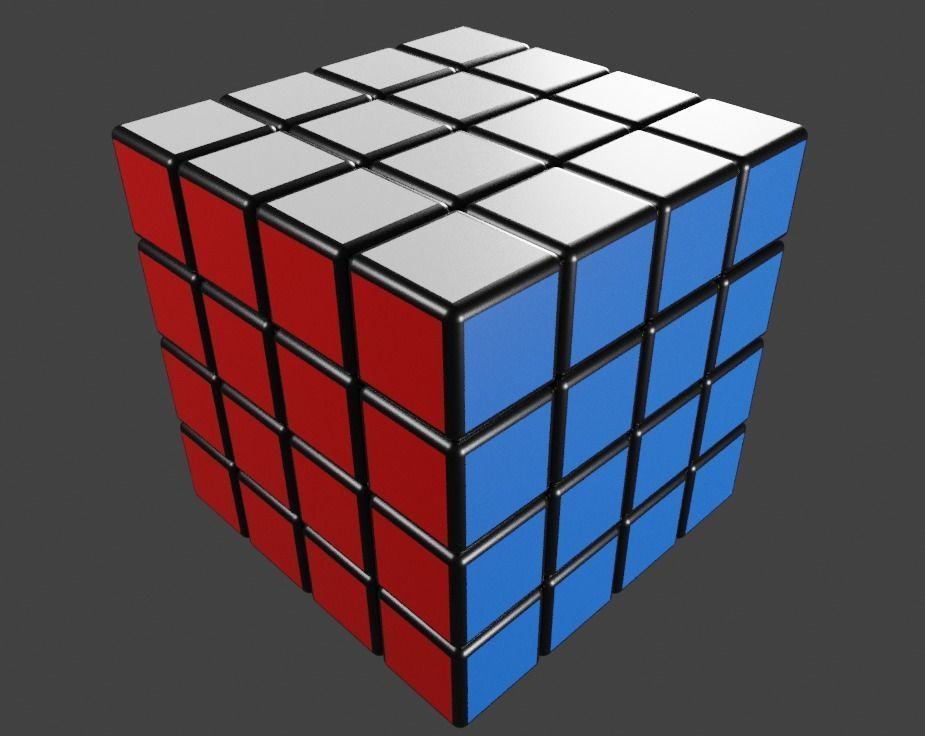 3D model The rubiks cube 4x4 VR / AR / low-poly | CGTrader
