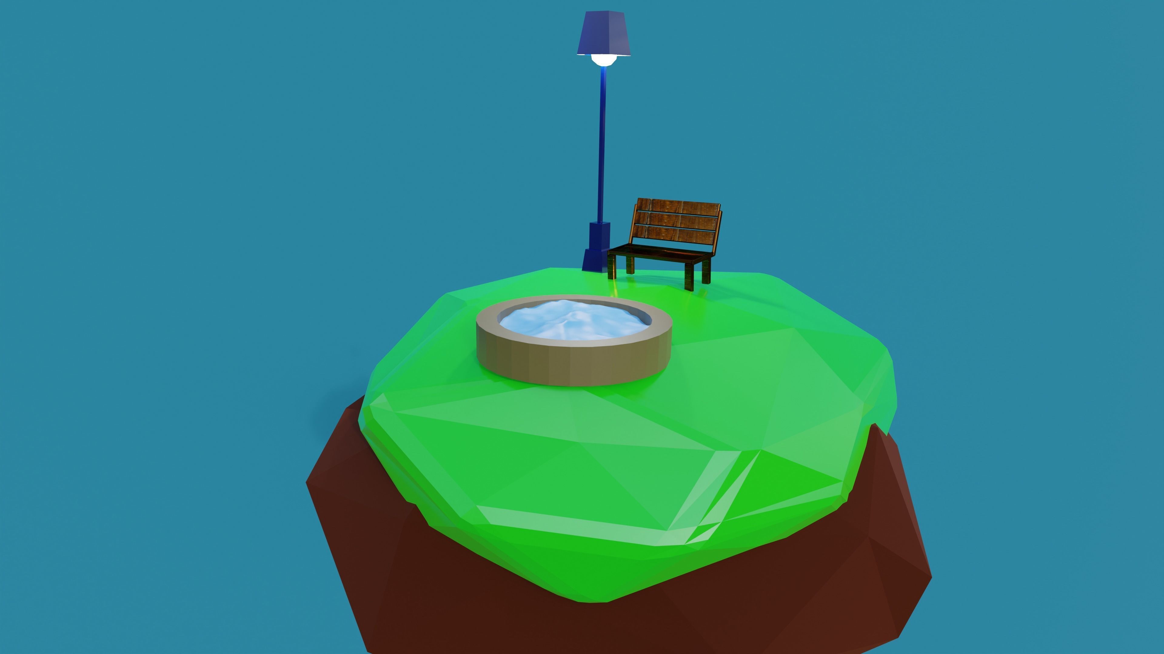 A low-poly Mini-World free VR / AR / low-poly 3D model | CGTrader