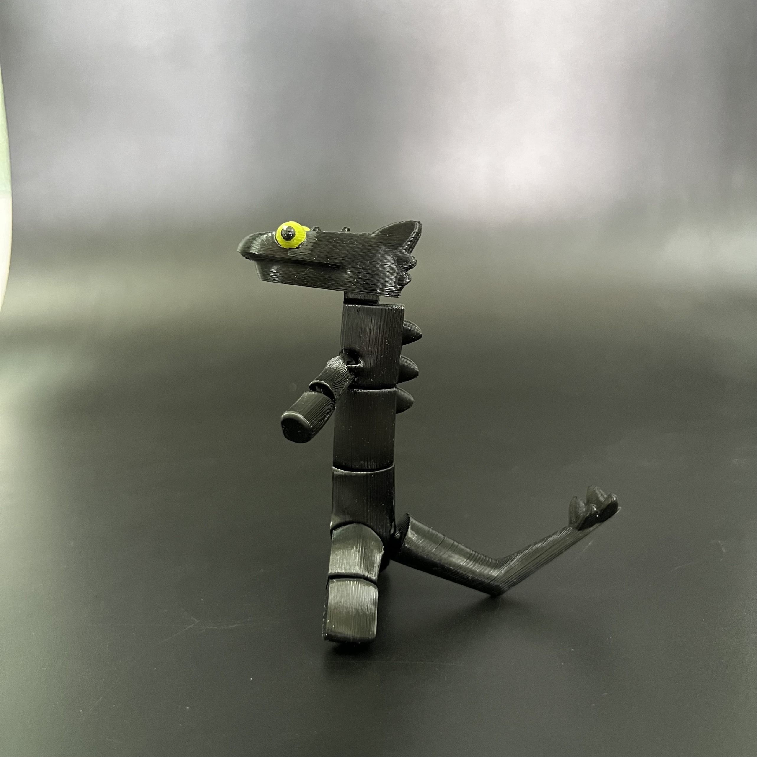 TOOTHLESS DANCING MEME FLEXI - NO SUPPORT - MULTICOLOR 3D model 3D ...