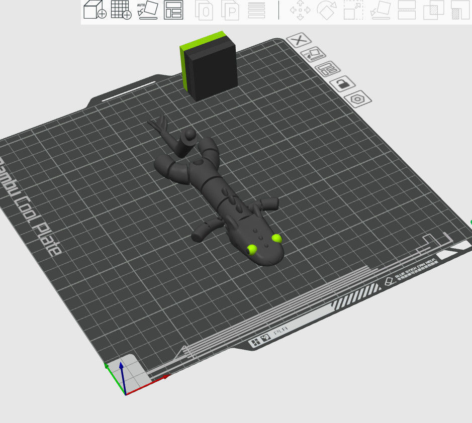 TOOTHLESS DANCING MEME FLEXI - NO SUPPORT - MULTICOLOR 3D model 3D ...