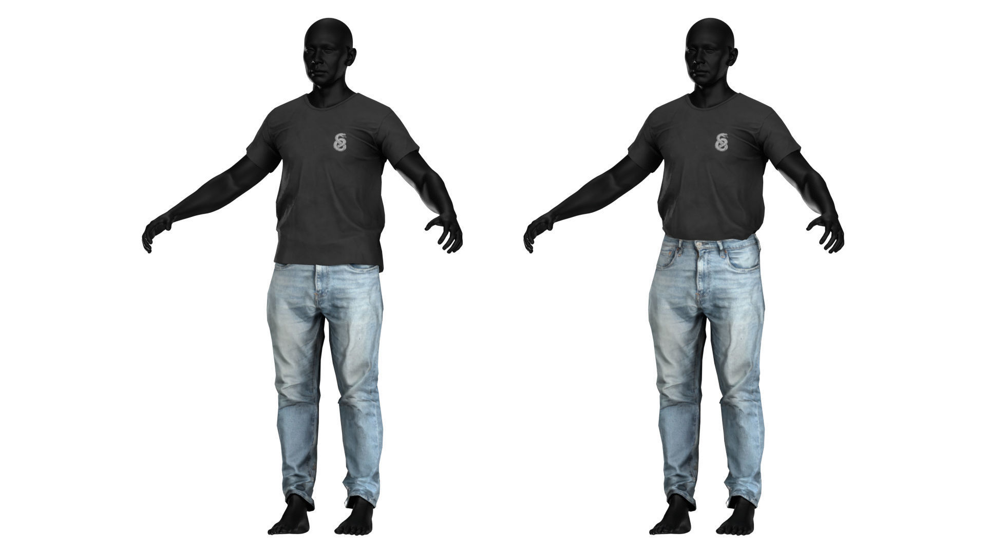 3D model CIVILIAN CLOTHES V1 VR / AR / low-poly | CGTrader