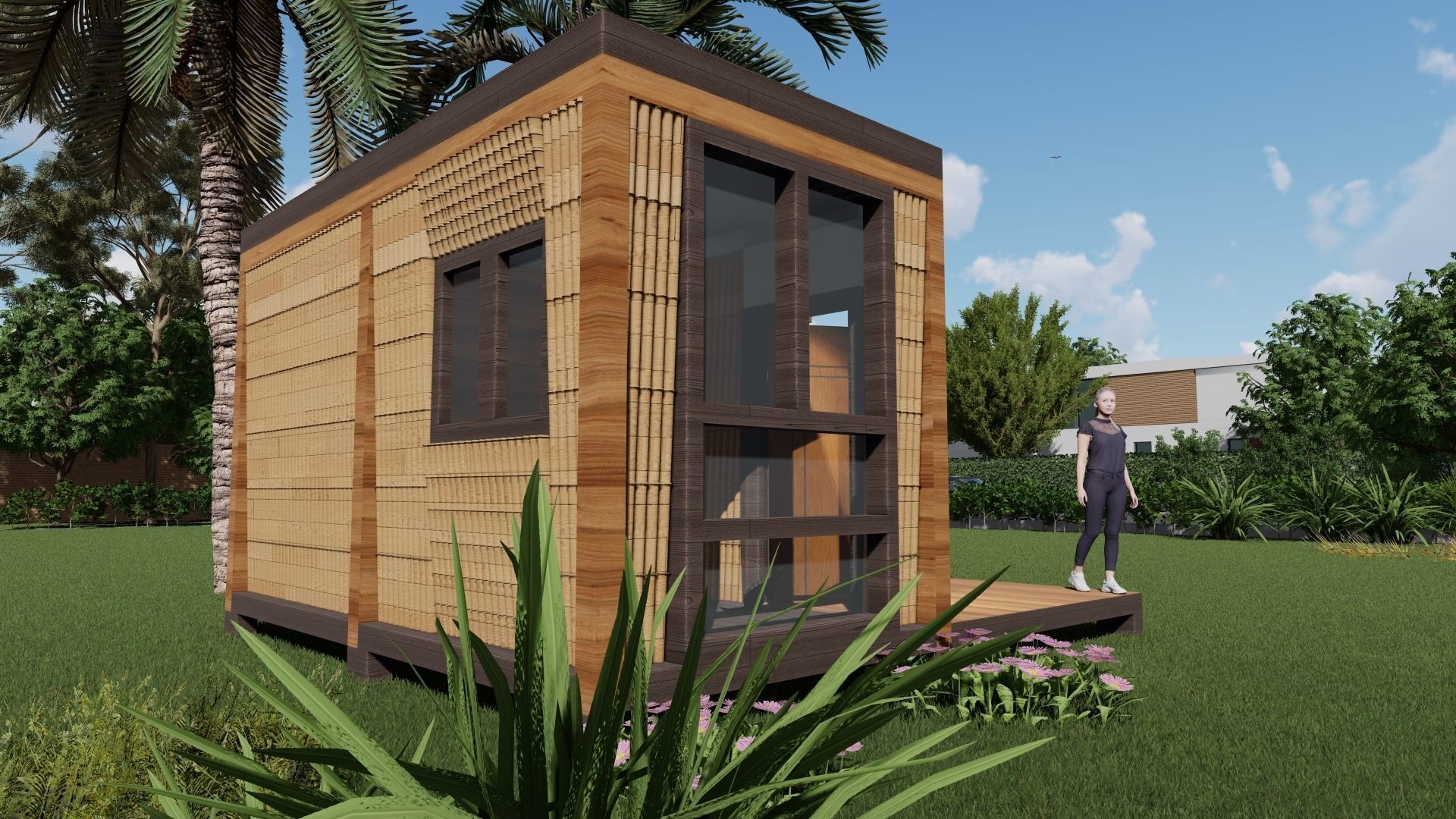 Modular Container Housing 3D model 3D printable | CGTrader