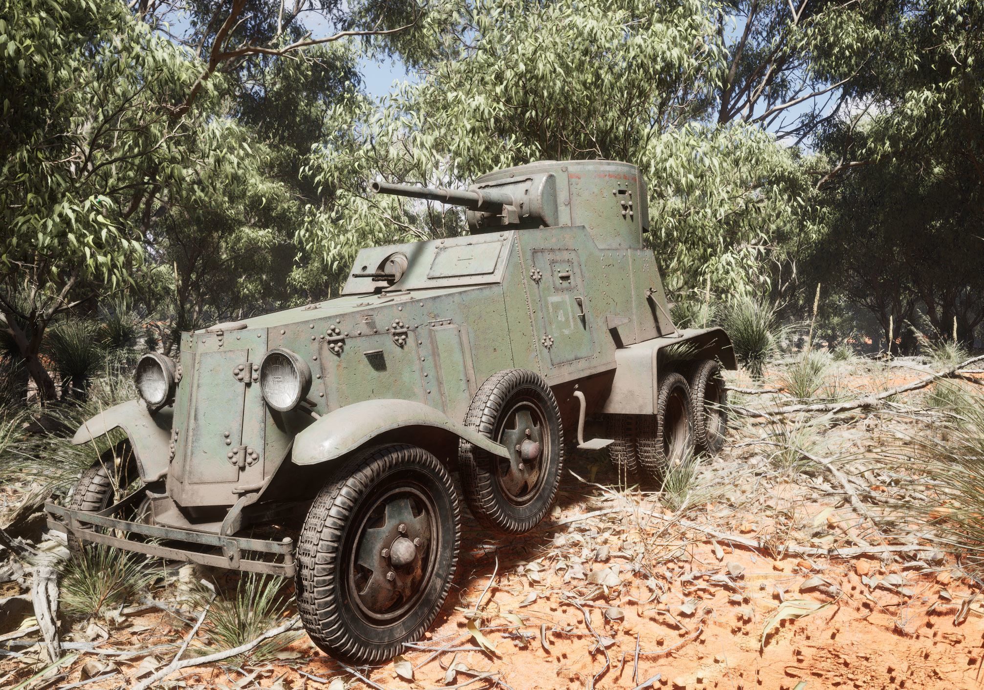 3D model Ba6 armoured vehicle VR / AR / low-poly | CGTrader