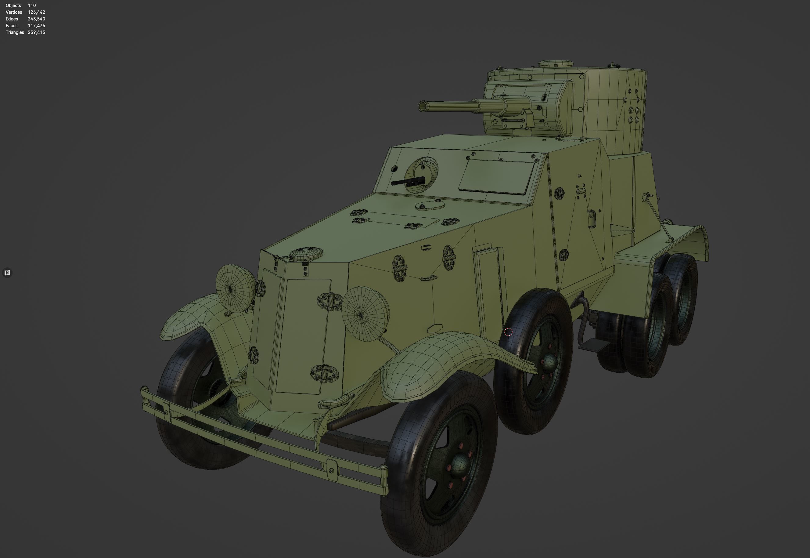 3D model Ba6 armoured vehicle VR / AR / low-poly | CGTrader