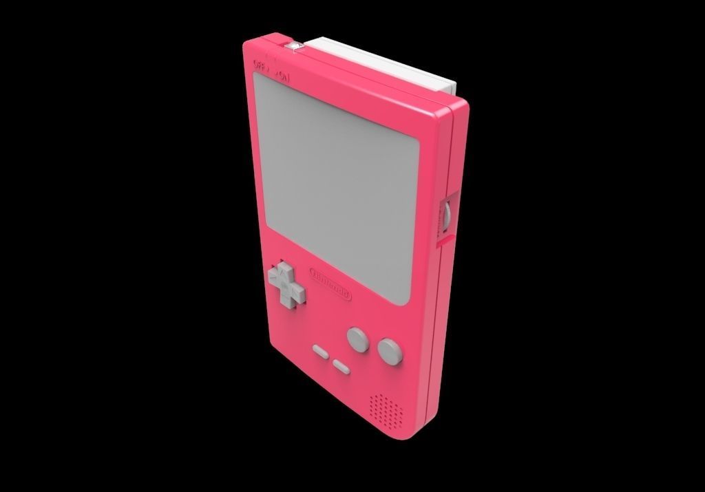 GameBoy Pocket 3D model 3D printable | CGTrader