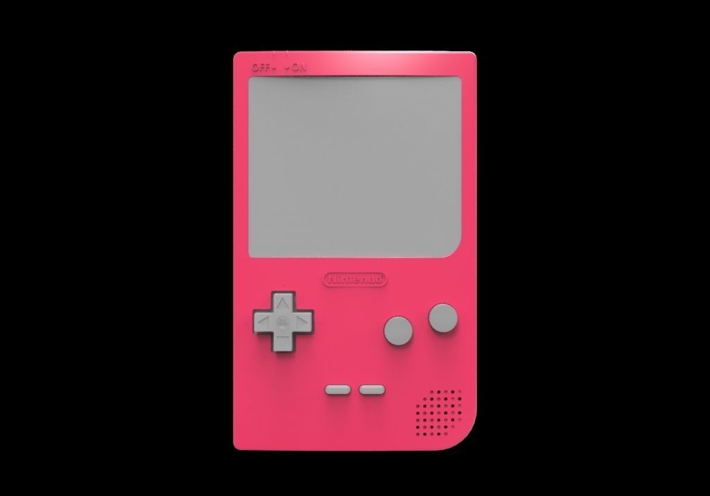 GameBoy Pocket 3D model 3D printable | CGTrader