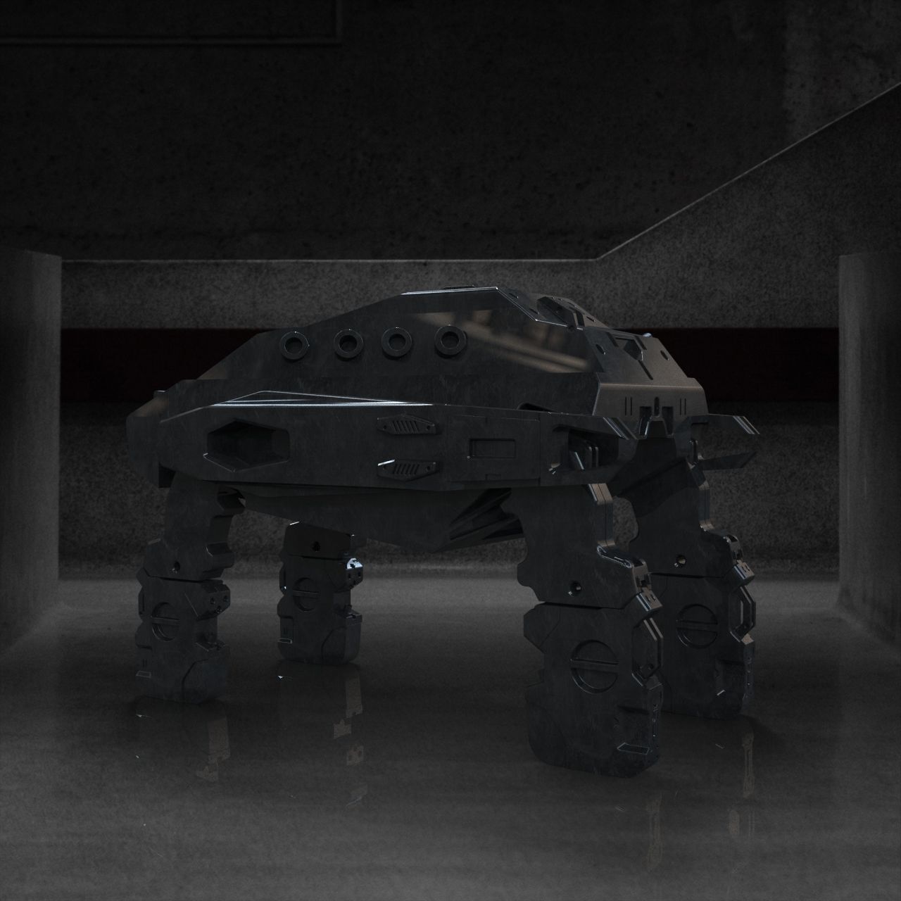 Space transporter 3D model | CGTrader