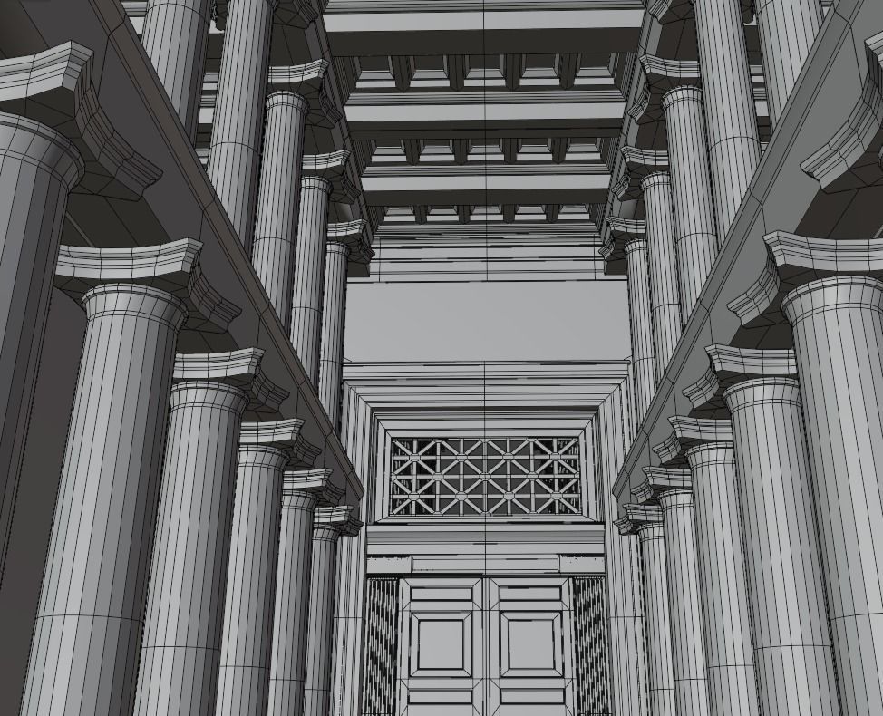 3D model Ancient Greece Temple VR / AR / low-poly | CGTrader
