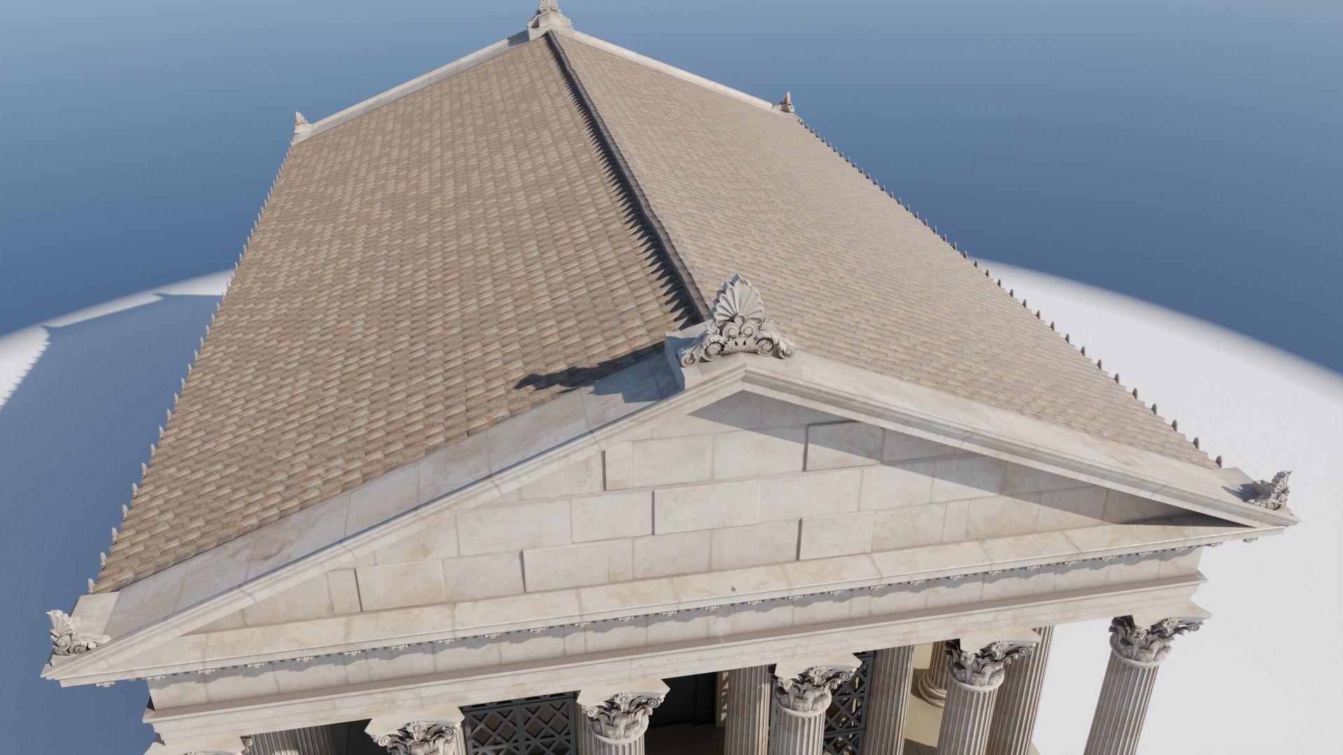 3D model Ancient Greece Temple VR / AR / low-poly | CGTrader
