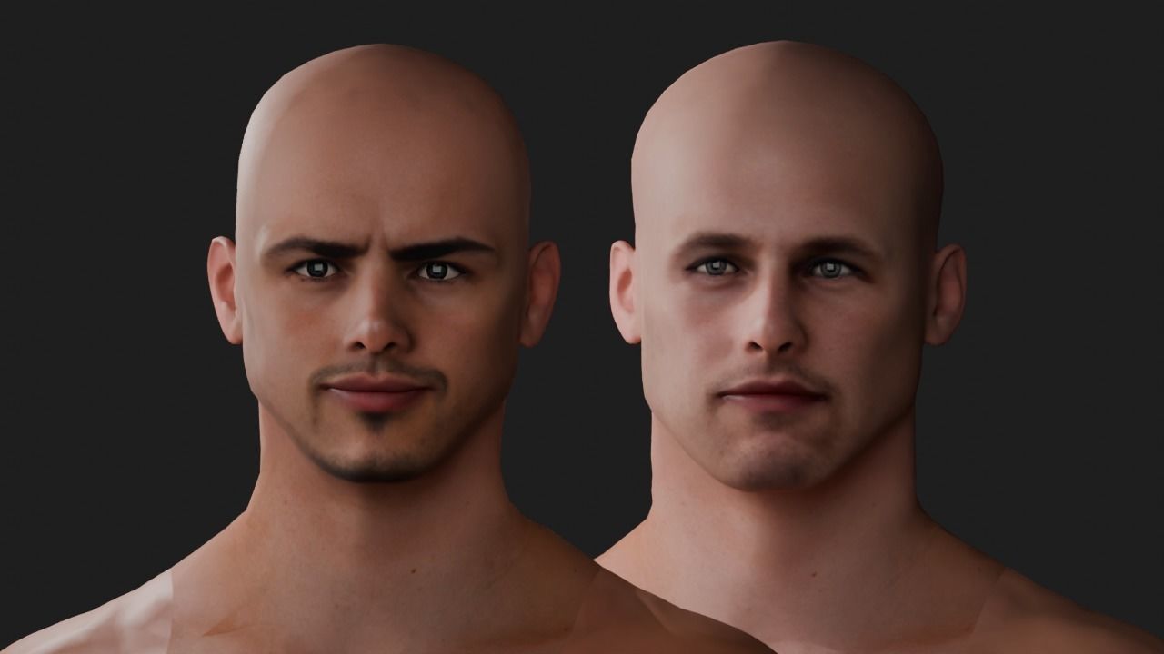 MARCUS and ANGEL Avaturn Characters free VR / AR / low-poly 3D model ...