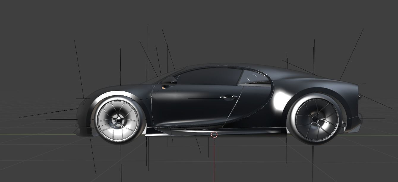 Bugatti Chiron 2024 3D model 3D model animated | CGTrader
