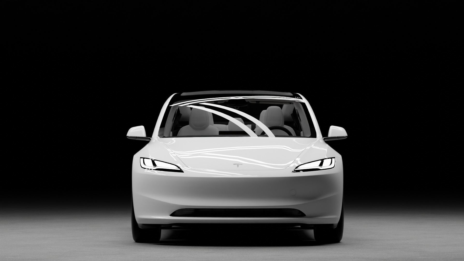 Tesla Model 3 Highland 3D model animated rigged | CGTrader