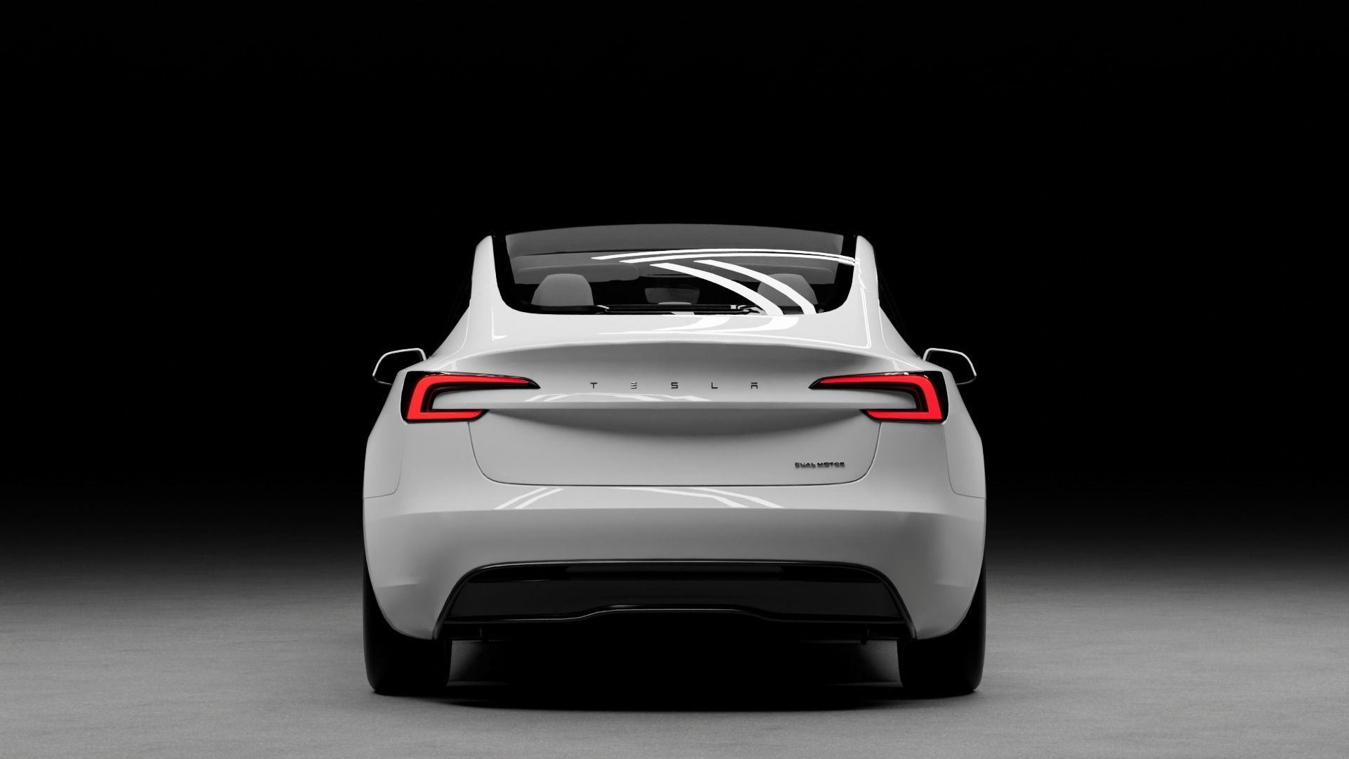 Tesla Model 3 Highland 3D model animated rigged | CGTrader