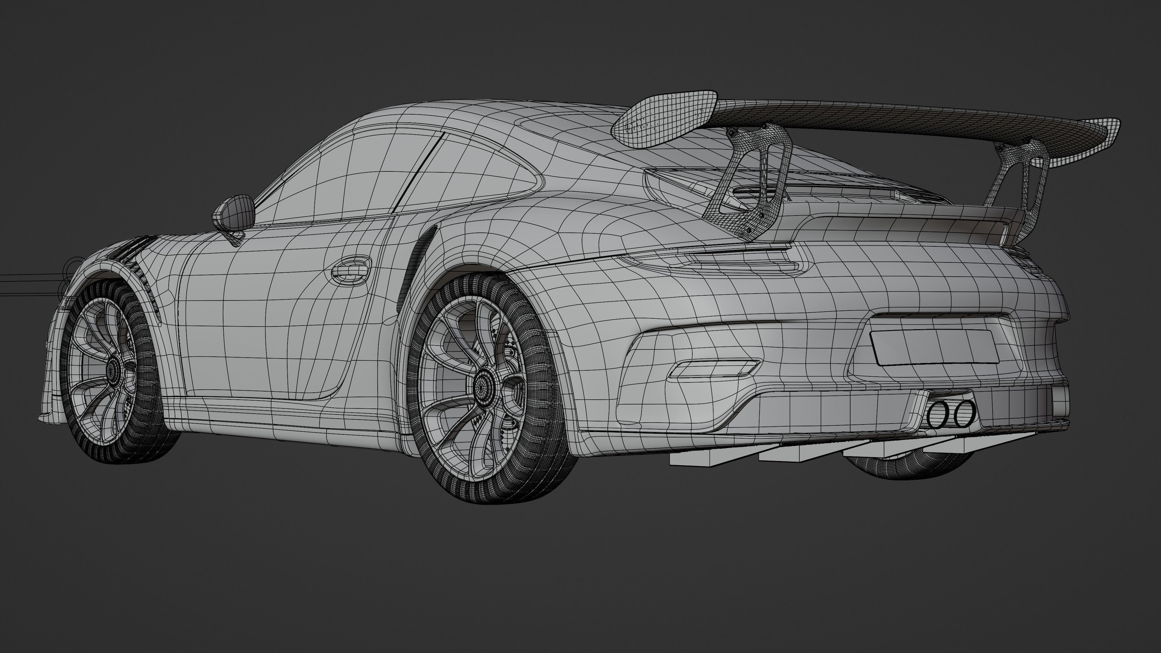 Porsche 911 GT3 RS free 3D model | CGTrader
