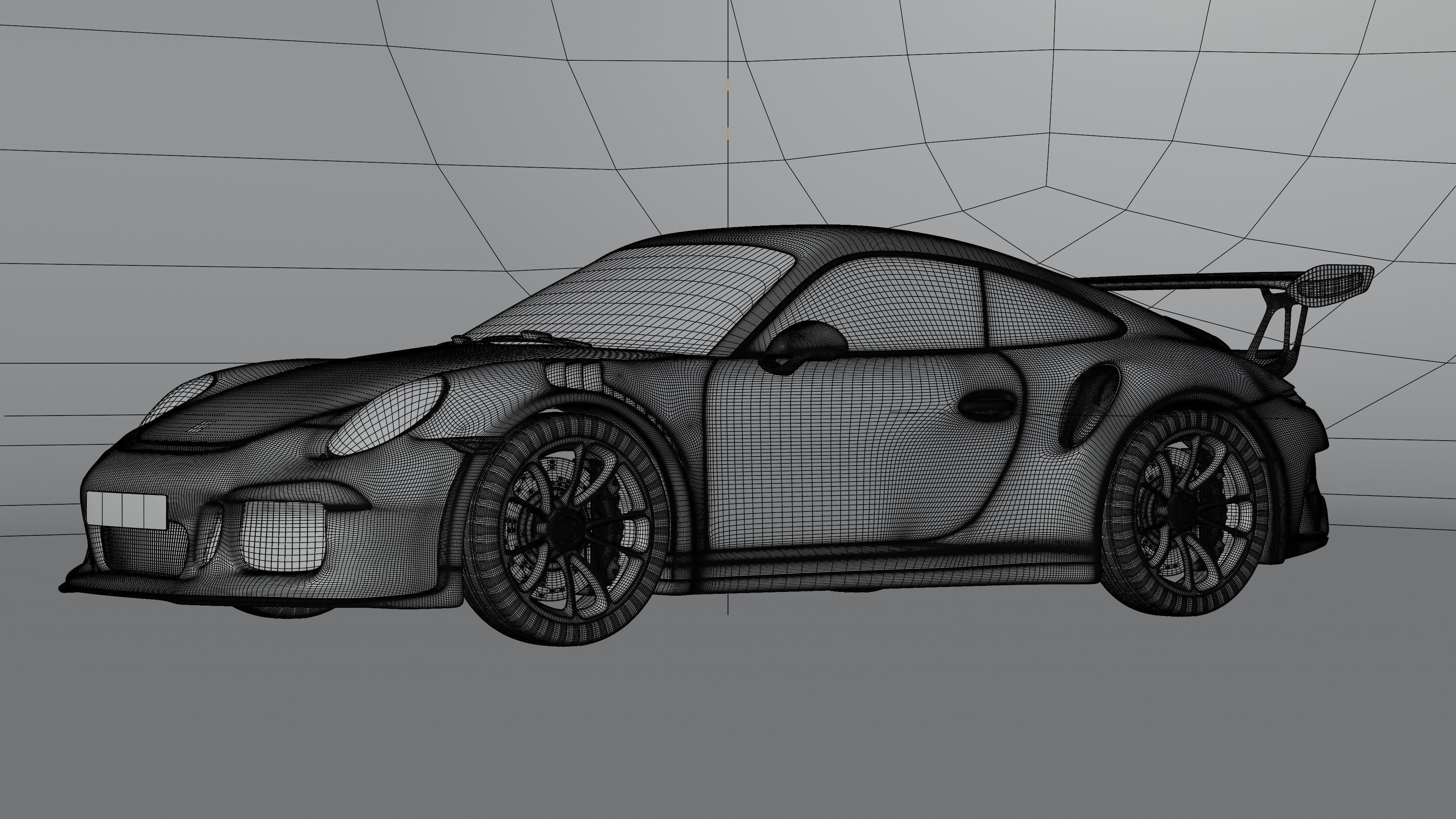 Porsche 911 GT3 RS free 3D model | CGTrader