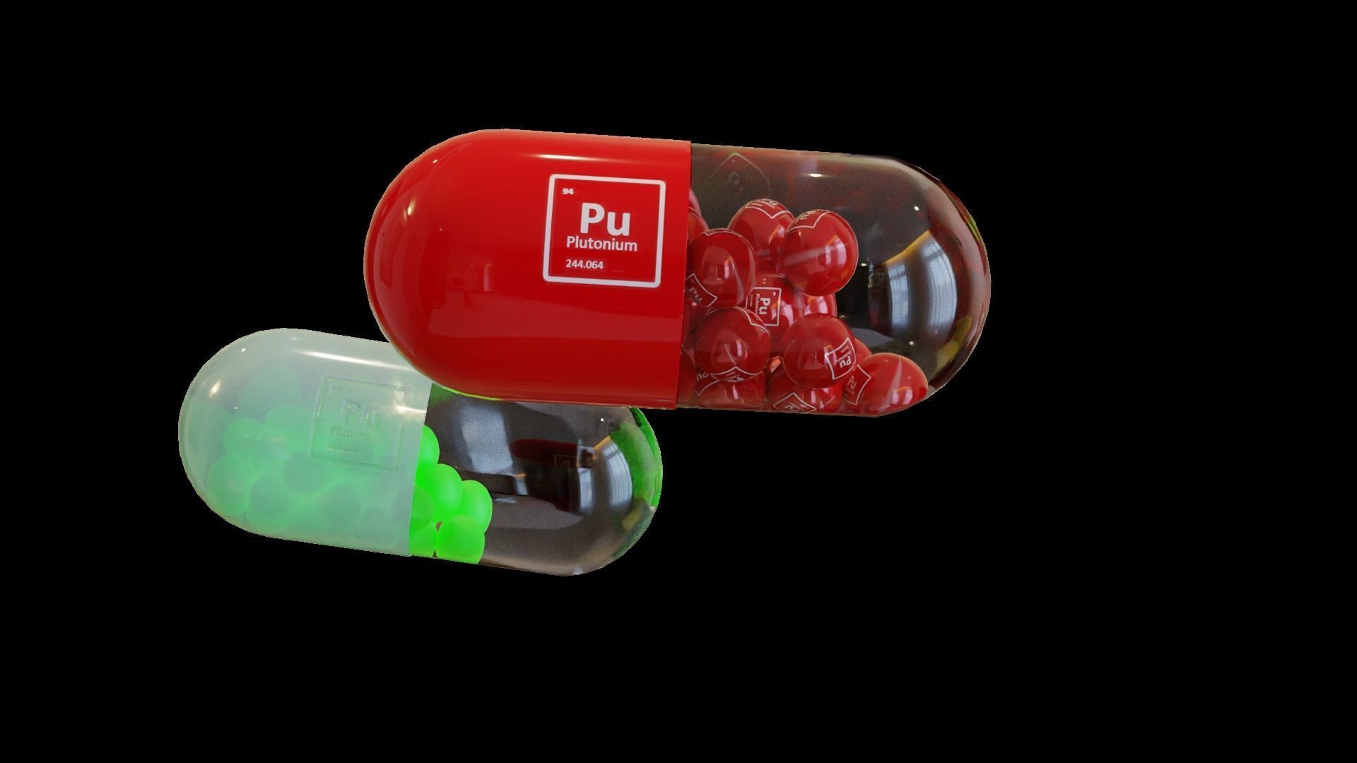 pill tablet capsule free 3D model | CGTrader