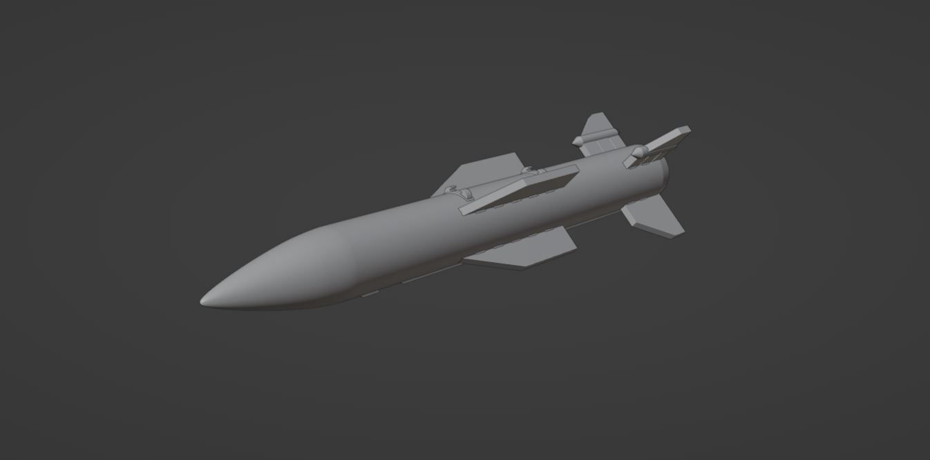 VYMPEL R-37M HYPERSONIC MISSILE aka AA-13 ARROW 3D model 3D printable ...