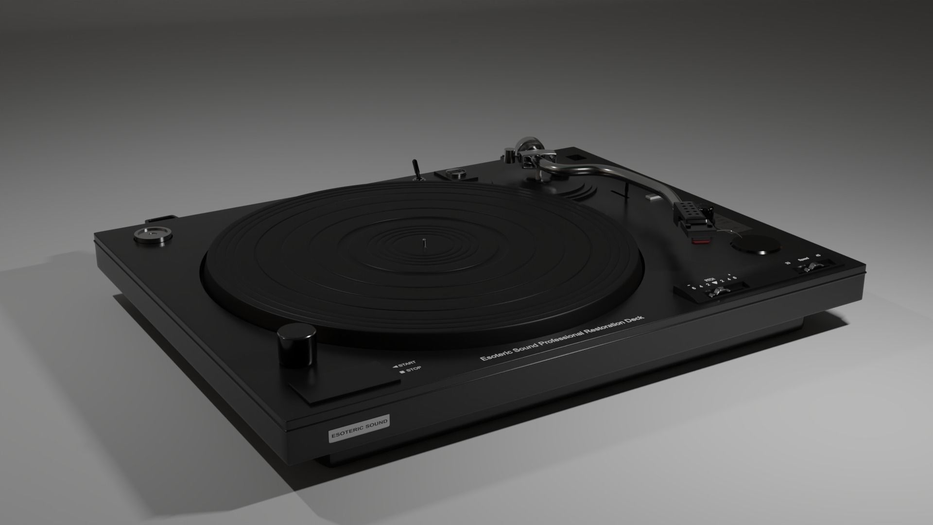 Modern Record Player 3D model | CGTrader