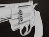 3D model Revolver 05 Silver Colt Python All PBR Unity UE Textures VR ...