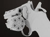 3D model Revolver 05 Silver Colt Python All PBR Unity UE Textures VR ...