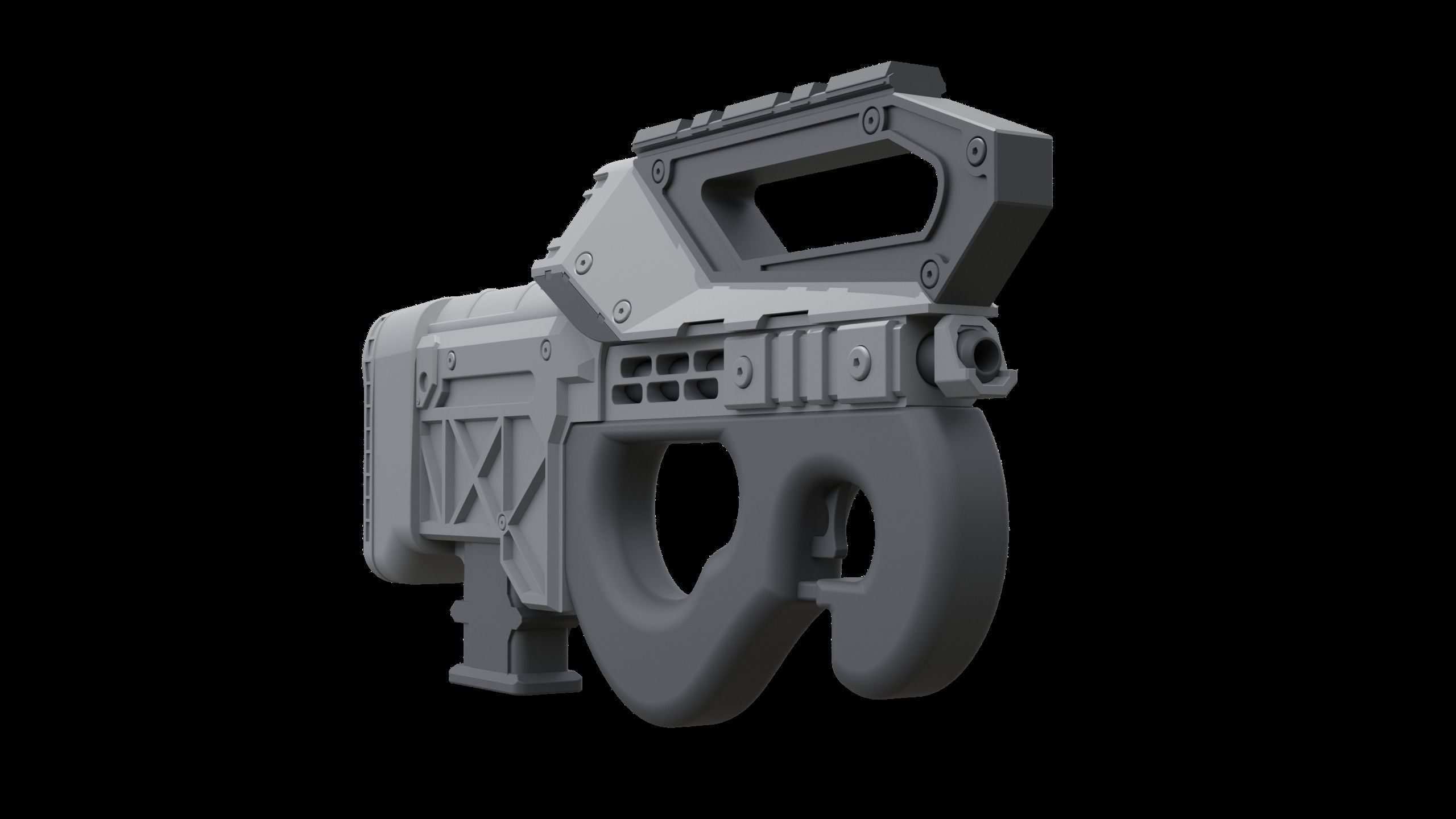 Prowler P90 3D model 3D printable | CGTrader