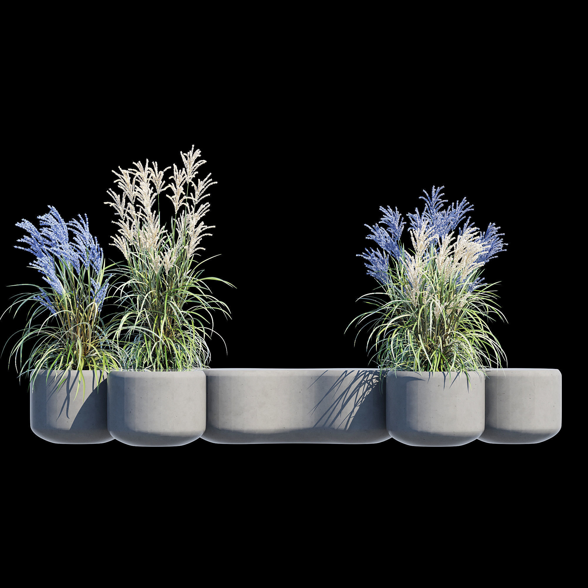 Unity modular seating 3D model | CGTrader