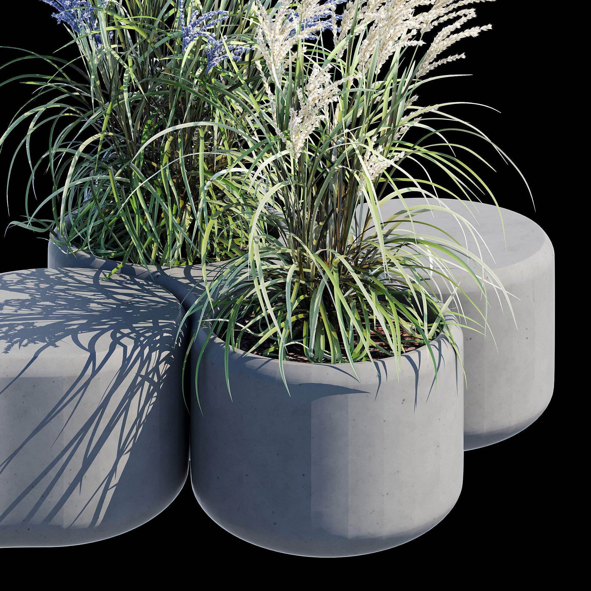 Unity modular seating 3D model | CGTrader