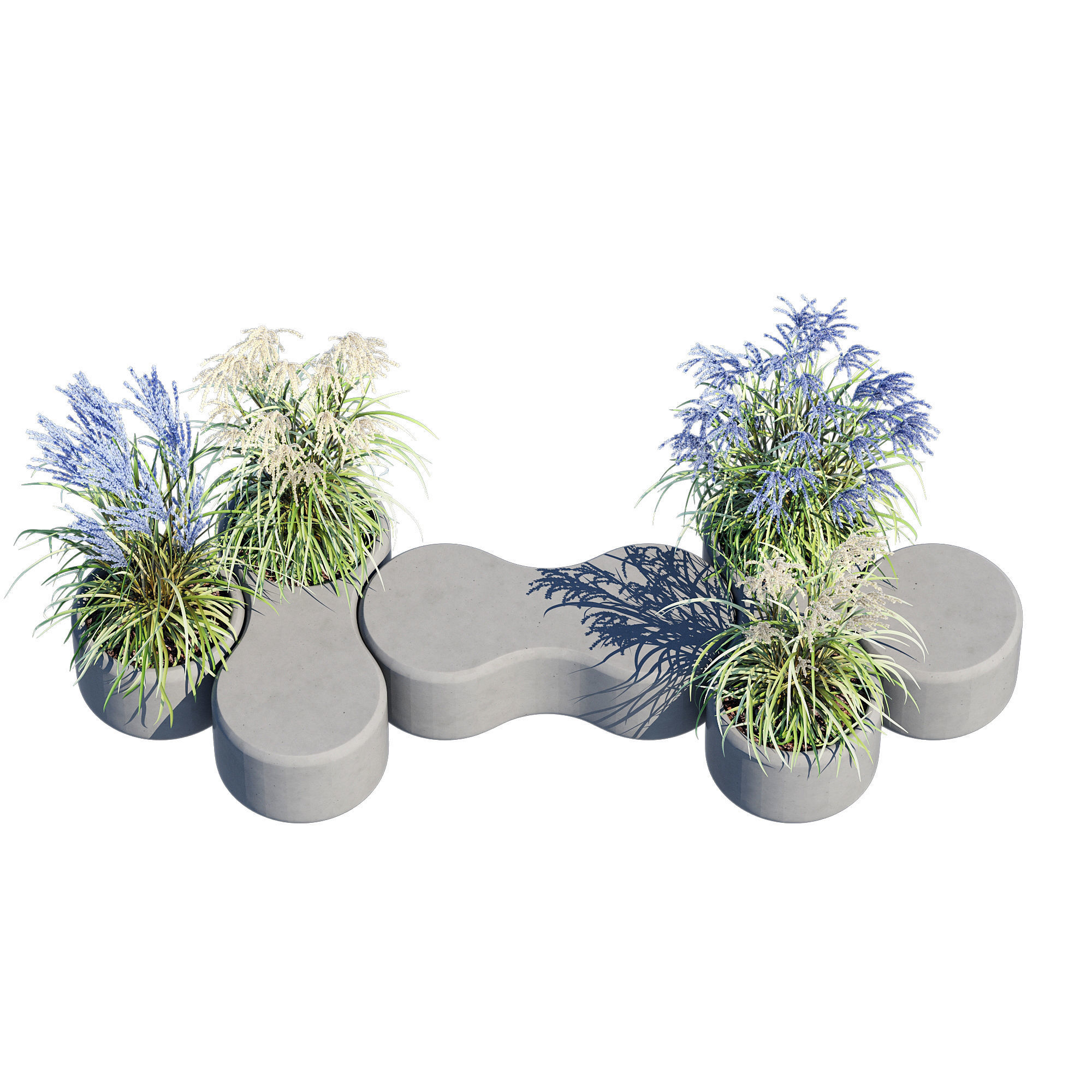 Unity modular seating 3D model | CGTrader