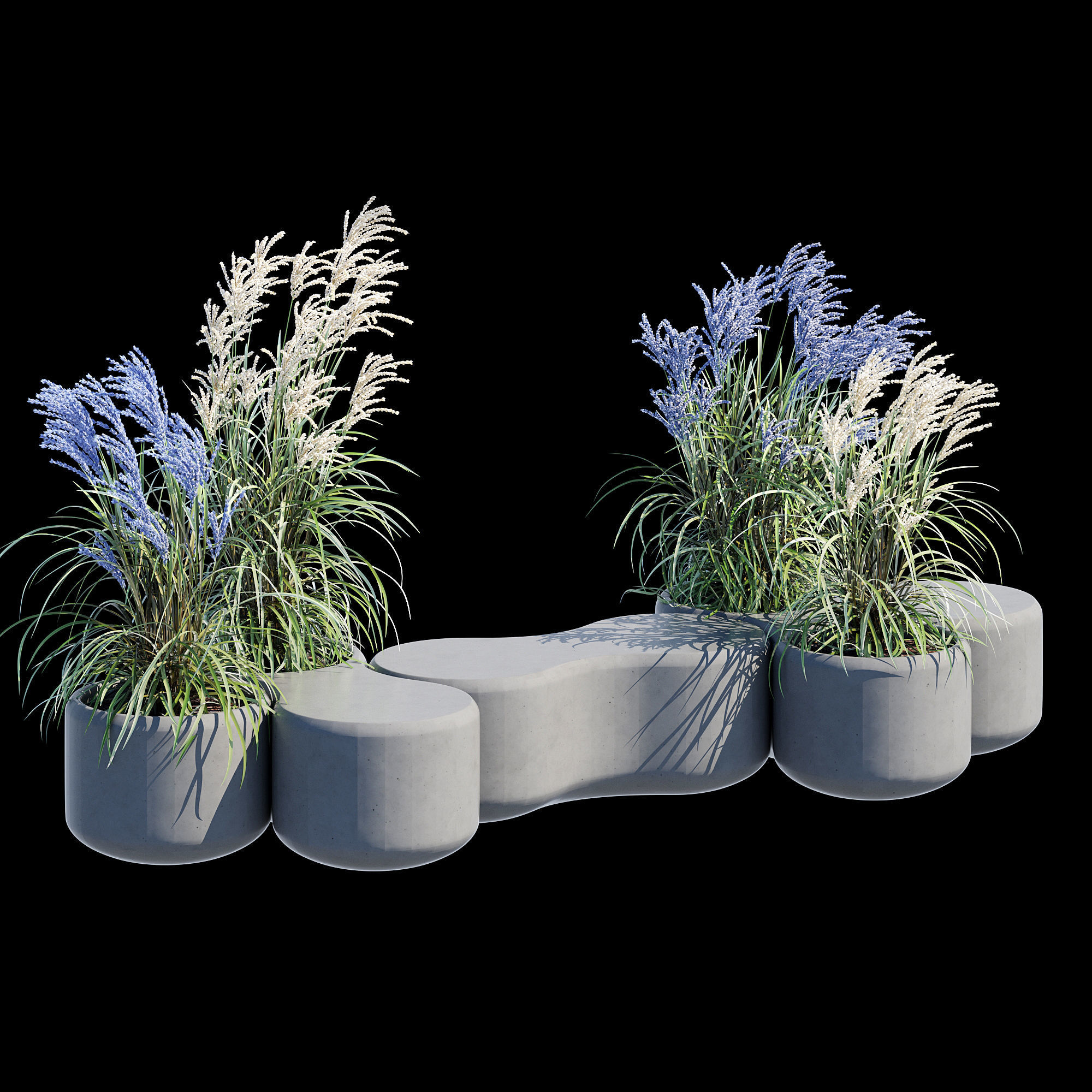 Unity modular seating 3D model | CGTrader