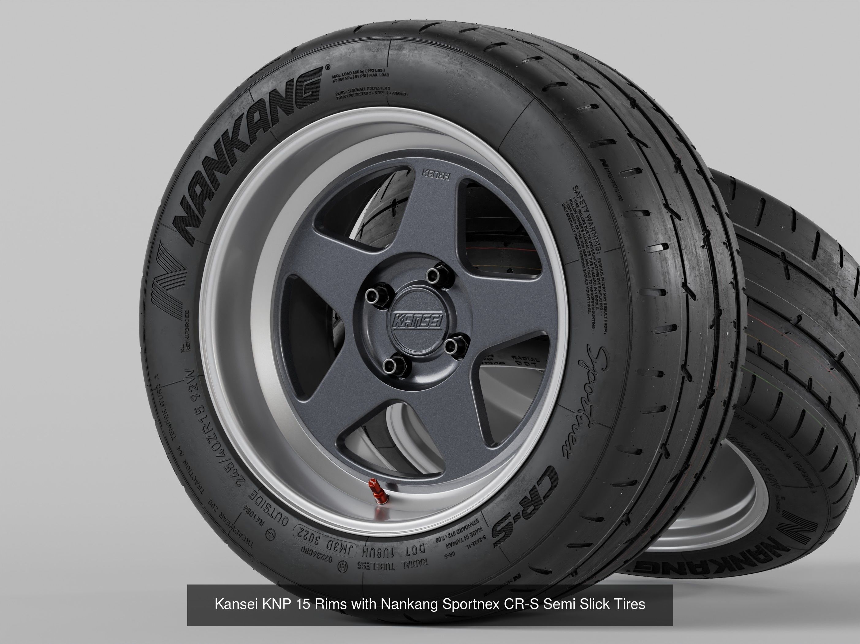 7 Kansei Rims with Tyres 3D Model Collection | CGTrader
